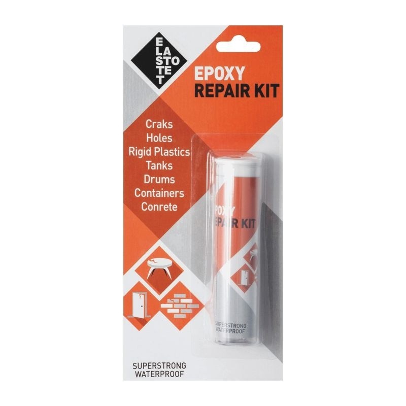 ELASTOTET EPOXY REPAIR KIT ΕΠΟΞΕΙΔΙΚΟΣ ΣΤΟΚΟΣ ΓΙΑ ΓΕΜΙΣΜΑ ΣΕ ΡΩΓΜΕΣ ΚΑΙ ΤΡΥΠΕΣ 57gr