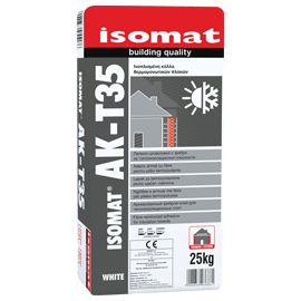 ΚΟΛΛΑ ΘΕΡΜΟΠΡΟΣΟΨΗΣ ISOMAT ΑΚ-Τ35 ΛΕΥΚΗ 25kg Ινοπλισμένη, ρητινούχα ...
